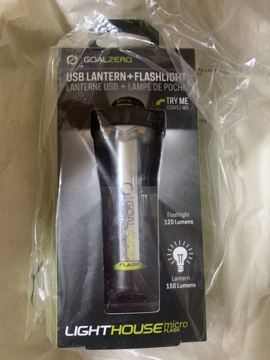 ゴールゼロ GOALZERO LEDランタン ランプ USBコネクタ ライトハウスマイクロフラッシュ LIGHTHOUSE MICRO FLASH(ランタン)｜売買されたオークション情報 ...