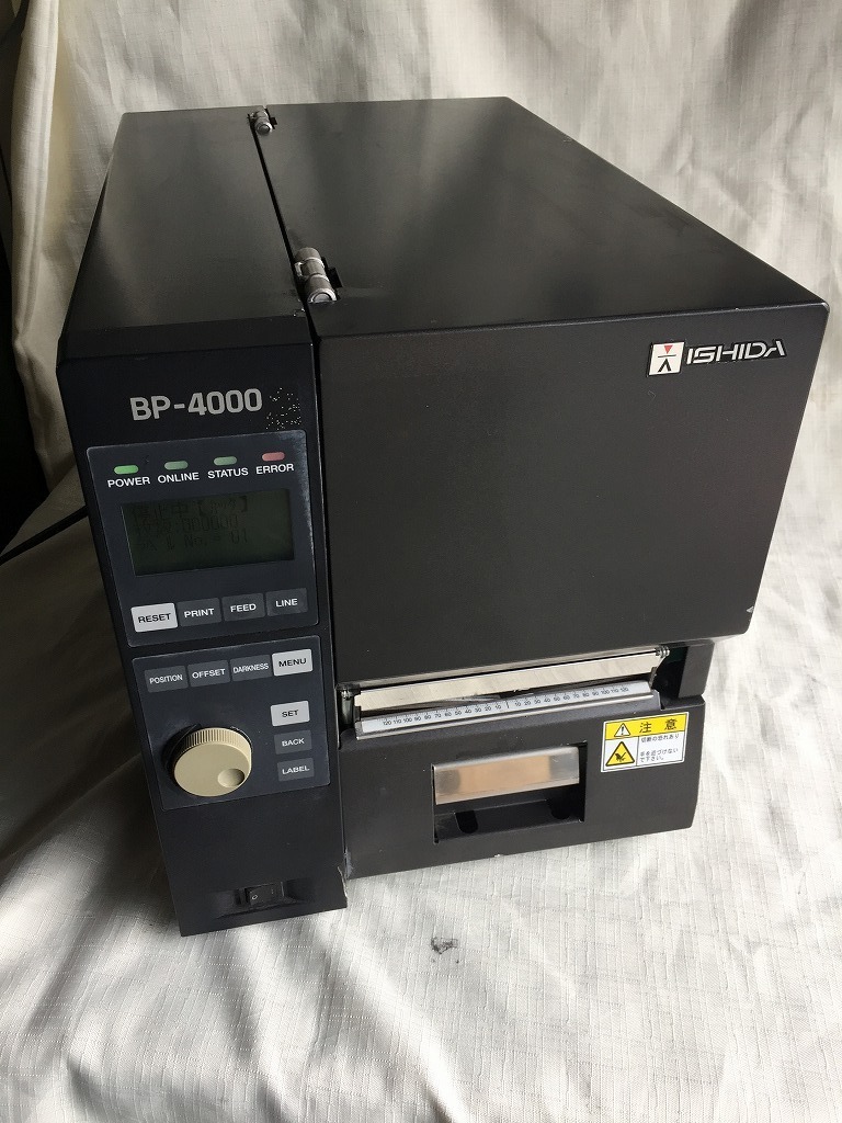ISHIDA BP-4200 ラベルプリンター LAN付 通電チェックOK カバー難あり K0729K7(その他)｜売買されたオークション情報 ...