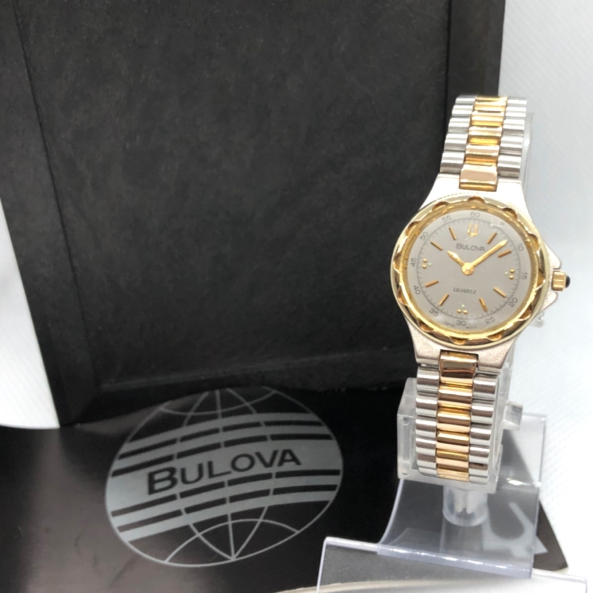 BULOVA/ブローバ/9063-5020/保証書 箱付き/レディース腕時計/クォーツ/ジャンク/No23(ブローバ)｜売買されたオークション ...