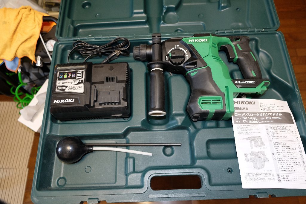 ハイコーキ18VコードレスロータリハンマードリルDH18DBL 品売ります(本体)｜売買されたオークション情報、yahooの商品情報を ...