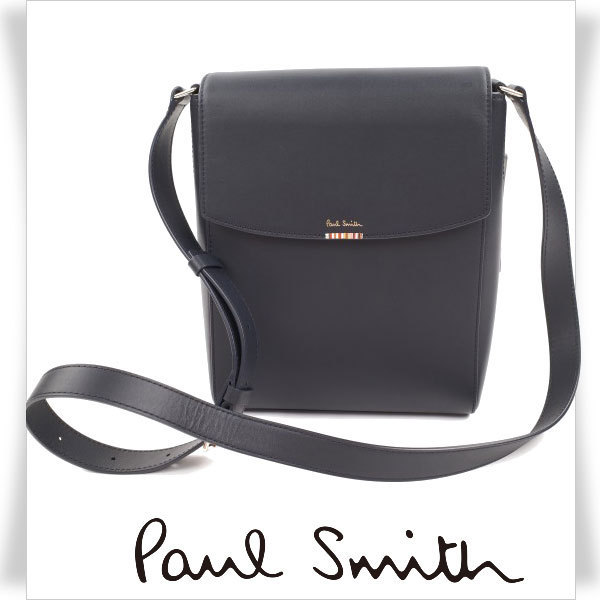 1円 定価4万 ポールスミス Paul Smith 2WAY 牛革レザービジネスショルダーバッグ ネイビー 縦型 マルチストライプタブ 1322(ショルダーバッグ)｜売買されたオークション情報 ...