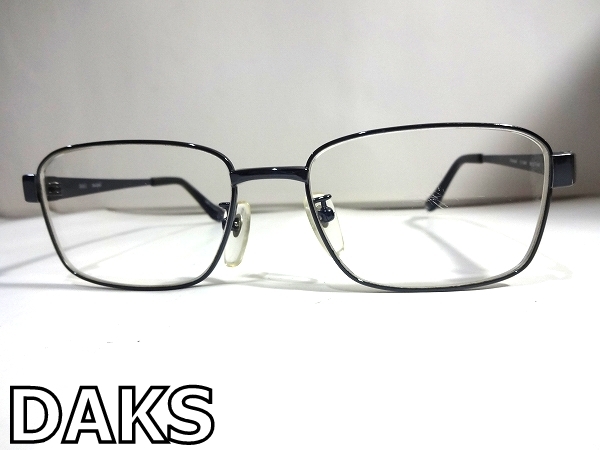 1G115 本物 ダックス DAKS 日本製 チタン メタルネイビー&チェックデザイン 眼鏡 メガネ メガネフレーム DK-2009(フルリム)｜売買されたオークション情報、yahooの商品 ...