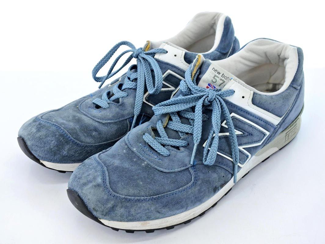 New Balance ニューバランス M576CBW スウェード ランニングシューズ スニーカー size45 29.0cm /青 bgc9 ...
