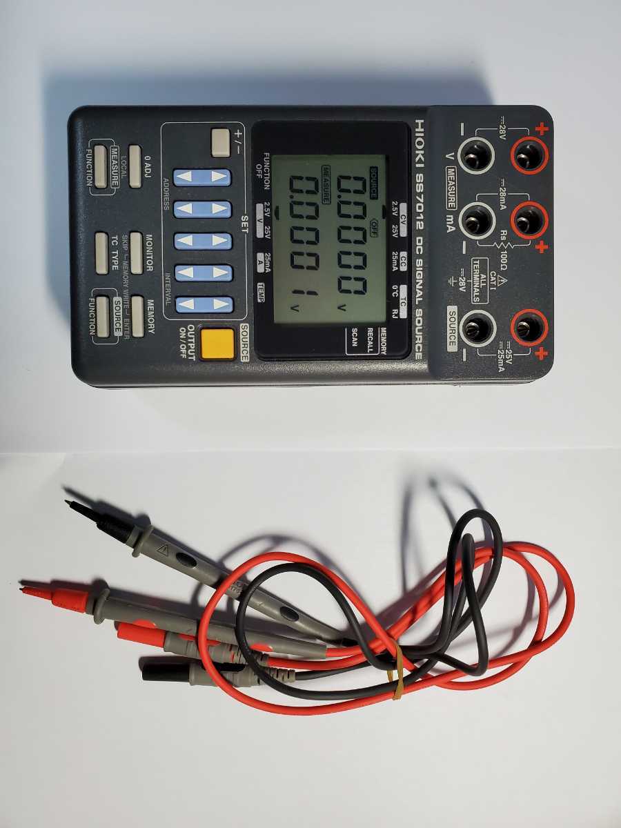 ジャンク HIOKI SS7012 DC SIGNAL SOURCE DCシグナルソース(電気計測器)｜売買されたオークション情報、yahoo ...