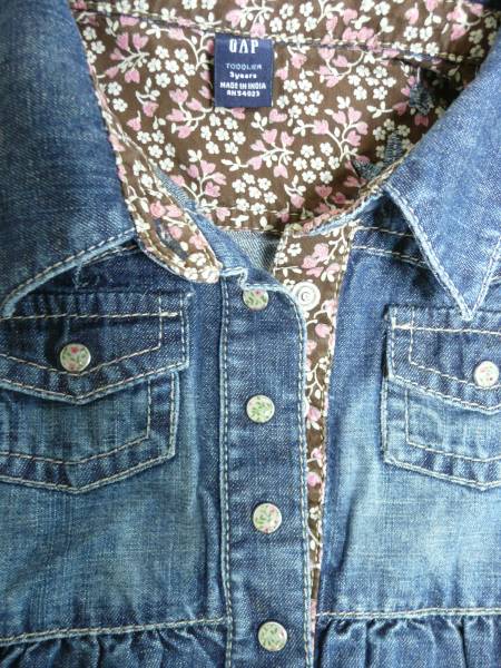 GAP ギャップ デニム ワンピース 3years 100位(ワンピース（ロング）)｜売買されたオークション情報、yahooの商品情報をアーカイブ公開 - オークファン（aucfan.com）