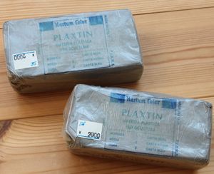 高級油粘土 PLAXTIN プラクスティン 2kg/ビスクドールに/彫塑用(ビスクドール)｜売買されたオークション情報、yahooの商品情報を ...