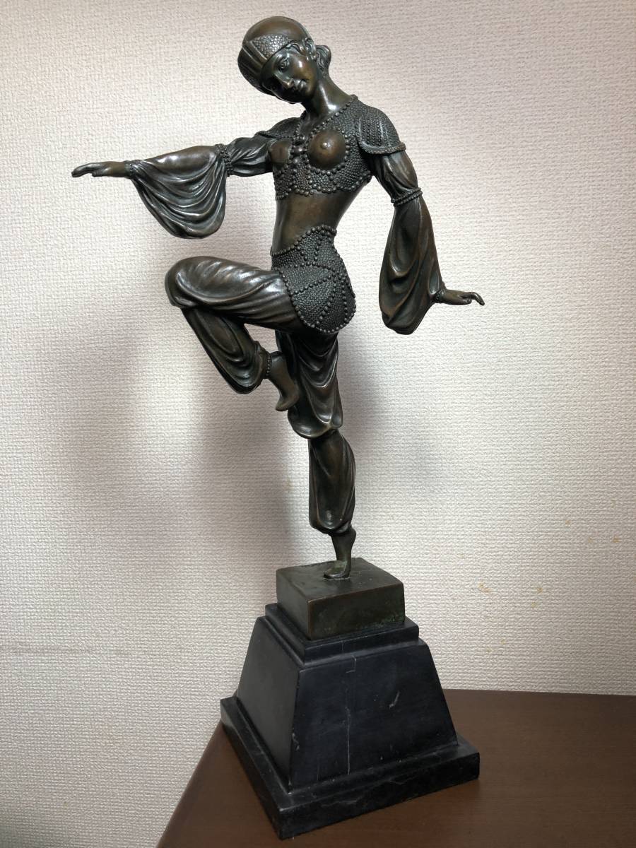 限定 D.H. CHIPARUS作 ブロンズ像 踊り子 置物 大型(西洋彫刻)｜売買されたオークション情報、yahooの商品情報をアーカイブ公開 - オークファン（aucfan.com）