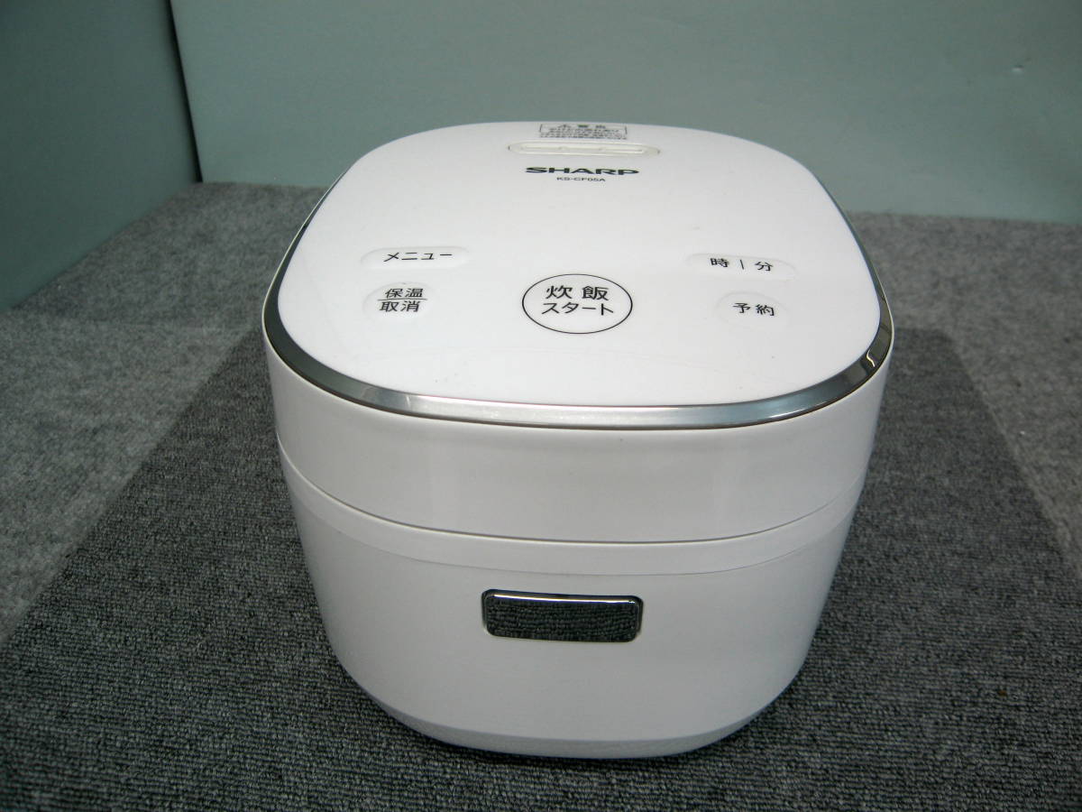 SHARP マイコン炊飯ジャー KS-CF05A-W 3合炊き 2019年製 品(マイコン)｜売買されたオークション情報、yahooの商品情報をアーカイブ公開 - オークファン（aucfan.com）