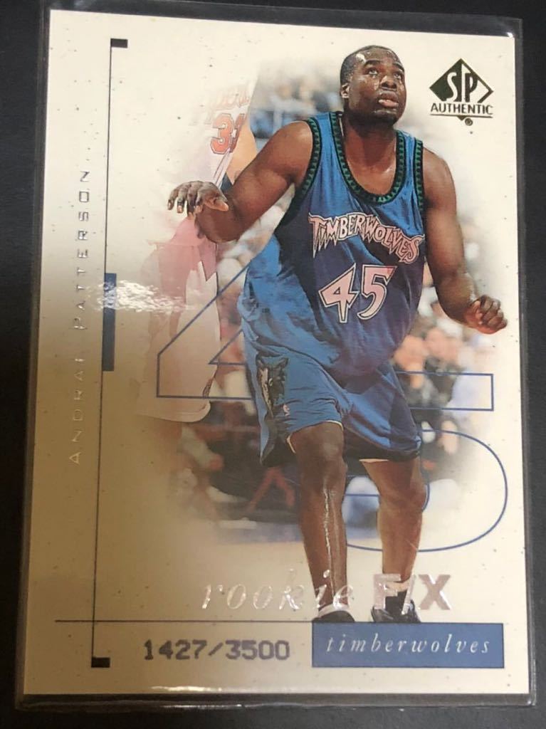 andrae patterson 98-99 SP authentic ROOKIE F/X 3500枚限定(Upper Deck)｜売買され ...