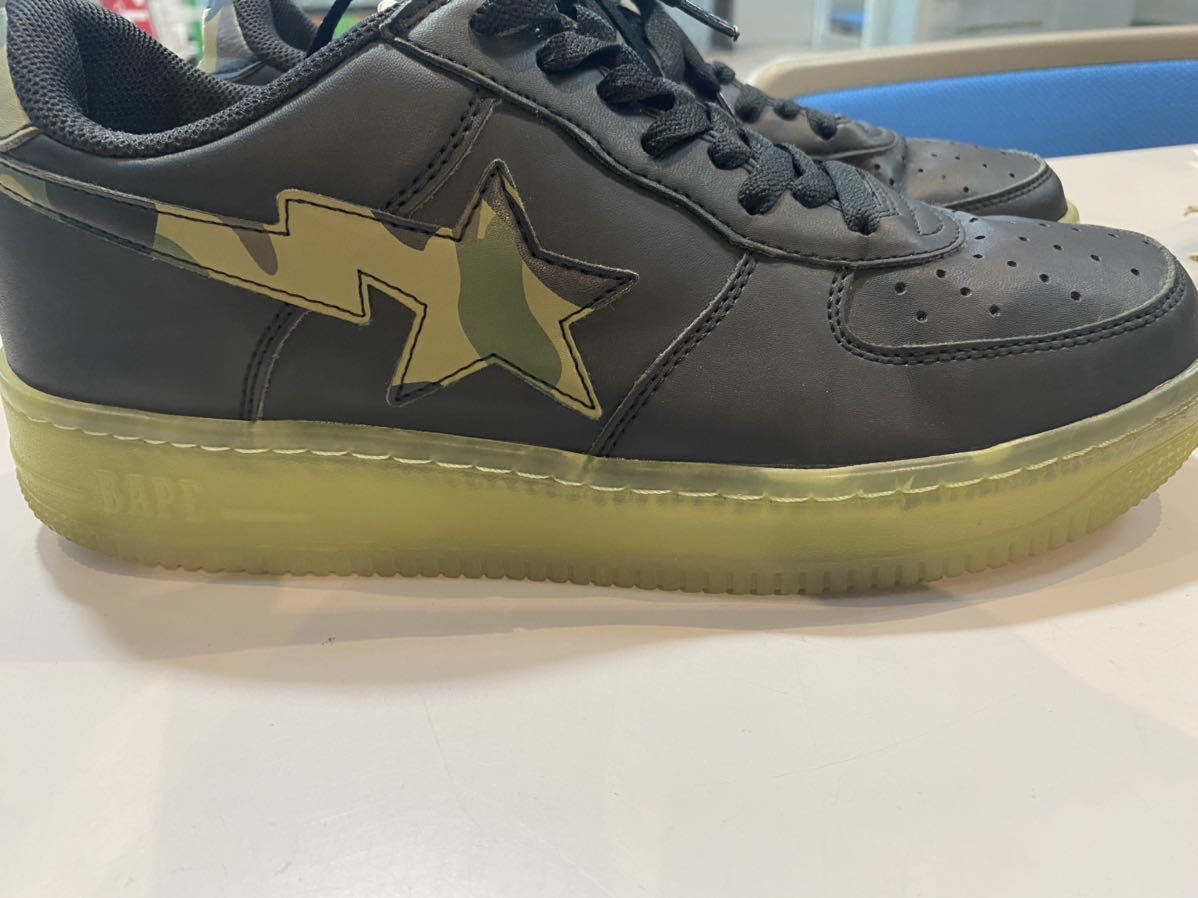 APE BAPESTA GLOW IN THE DARK US9.5｜ブランド別