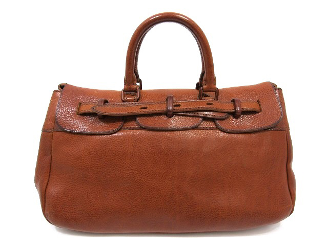 1円 genten ゲンテン ハンドバッグ レザー ブラウン m1(ゲンテン)｜売買されたオークション情報、yahooの商品情報をアーカイブ公開 - オークファン（aucfan.com）