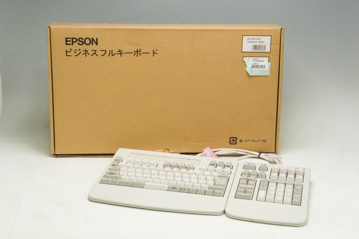 EPSON エプソン ビジネスフルキーボード BFKBPS2 テンキーボード付(PS/2キーボード)｜売買されたオークション情報、yahooの ...