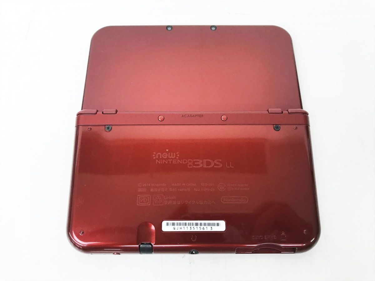1円 Newニンテンドー3DSLL 本体 メタリックレッド 箱あり 任天堂 RED-001 3DS LL EC45-364jy/F3 ...