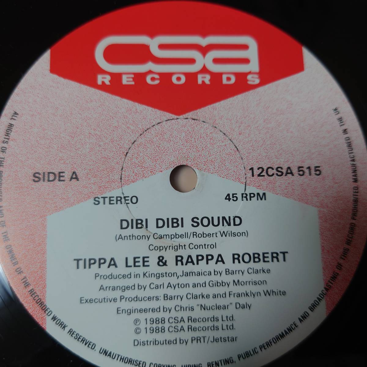 レア早口 Tippa Lee & Rappa Roberts - Dibi Dibi Sound // CSA Records 12inch ...