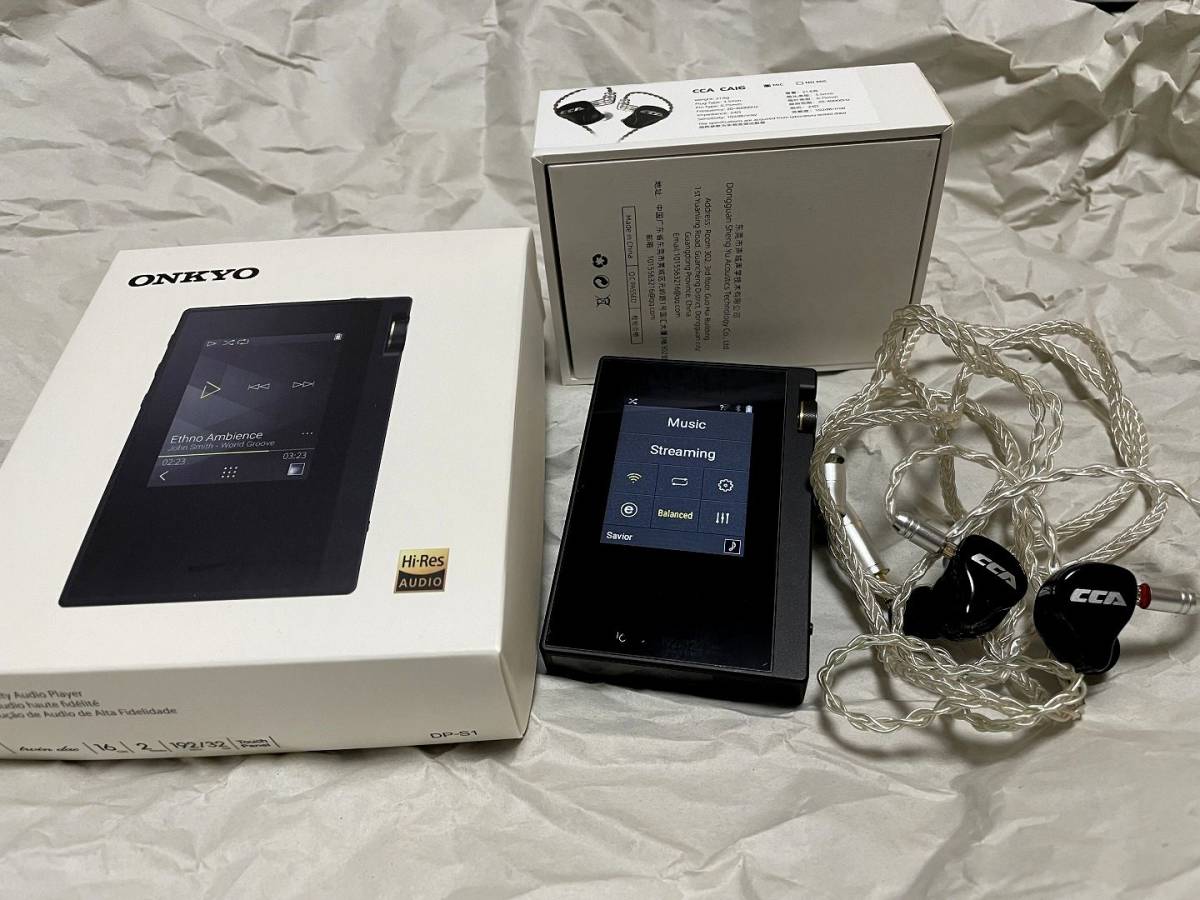 ONKYO ハイレゾ対応オーディオプレーヤー DP-S1 2.5mmバランス対応 CCA CA16(本体)｜売買されたオークション情報、yahooの商品情報をアーカイブ公開 - オークファン ...