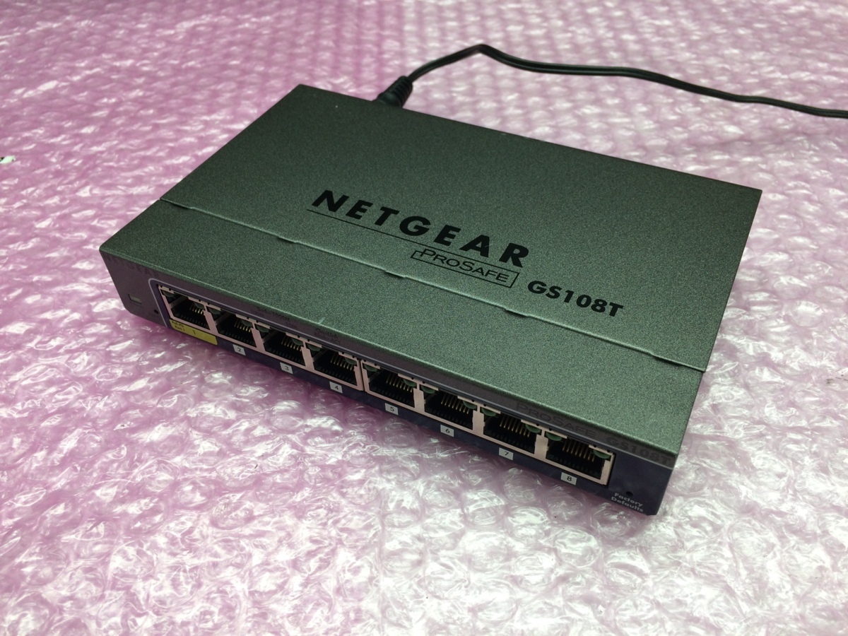 Netgear GS108Tv2 ProSafe 8ポート GBE スイッチングハブ(イーサネットハブ)｜売買されたオークション情報 ...