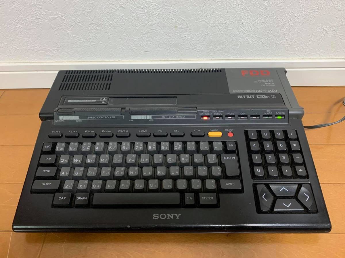 SONY MSX パソコン MSX2+ HB-F1XDJ 現状品 通電確認のみ 訳あり(MSX)｜売買されたオークション情報、yahooの商品 ...