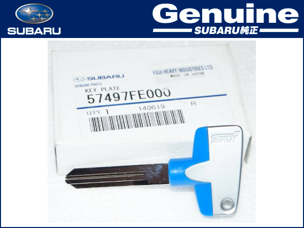 スバル純正インプレッサ GG GD GDB STI 純正 ブランクキー チタン製 純正品番 57497FE000(スバル用)｜売買された ...