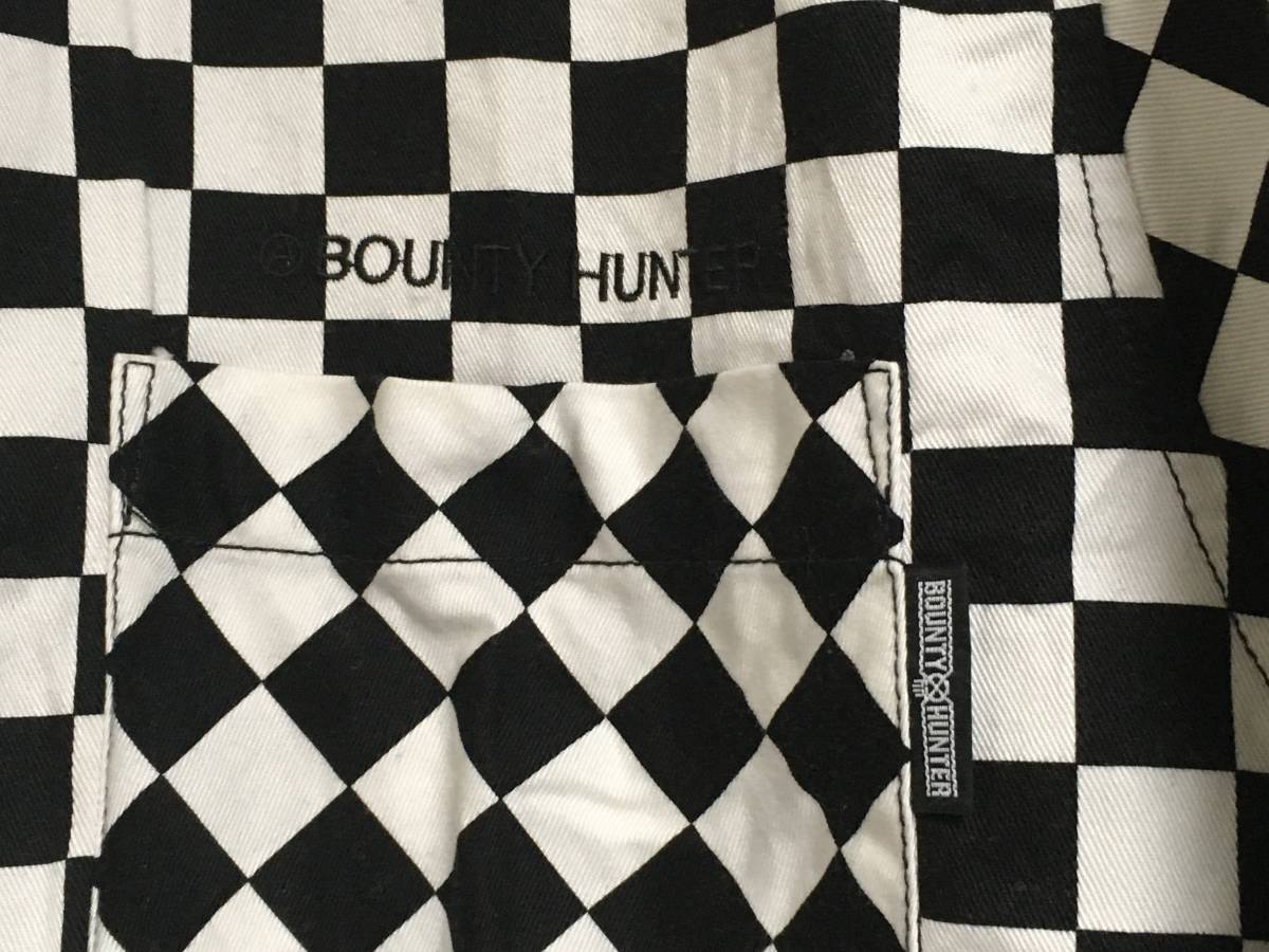 定価 ￥18 144- 日本製 BxH Checker Shirts サイズ L 長袖シャツ 原宿 渋谷 バウンティハンター BOUNTY ...