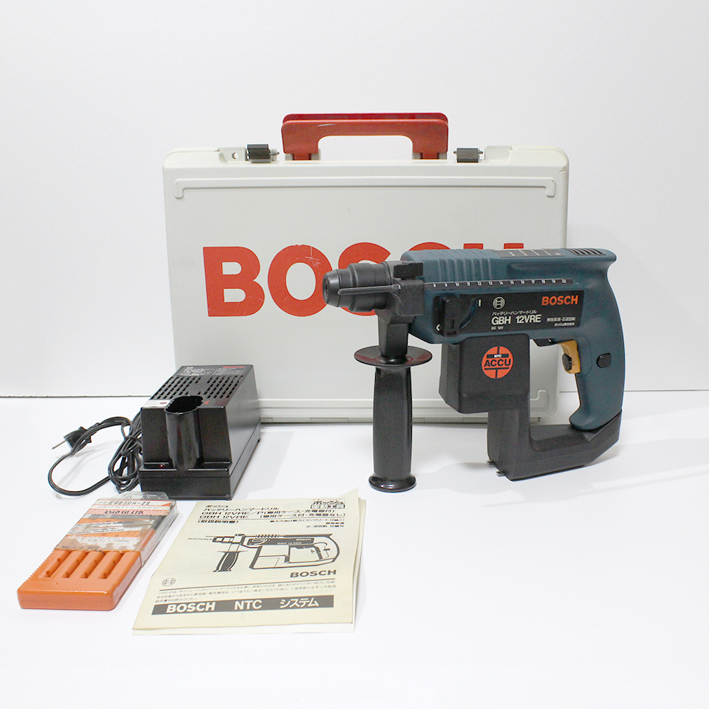 BOSCH ボッシュ バッテリーハンマードリル GBH 12VRE バッテリー無 動作未確認 ジャンク品出品 電動工具 y0489(本体)｜売買されたオークション情報、yahooの商品情報を ...