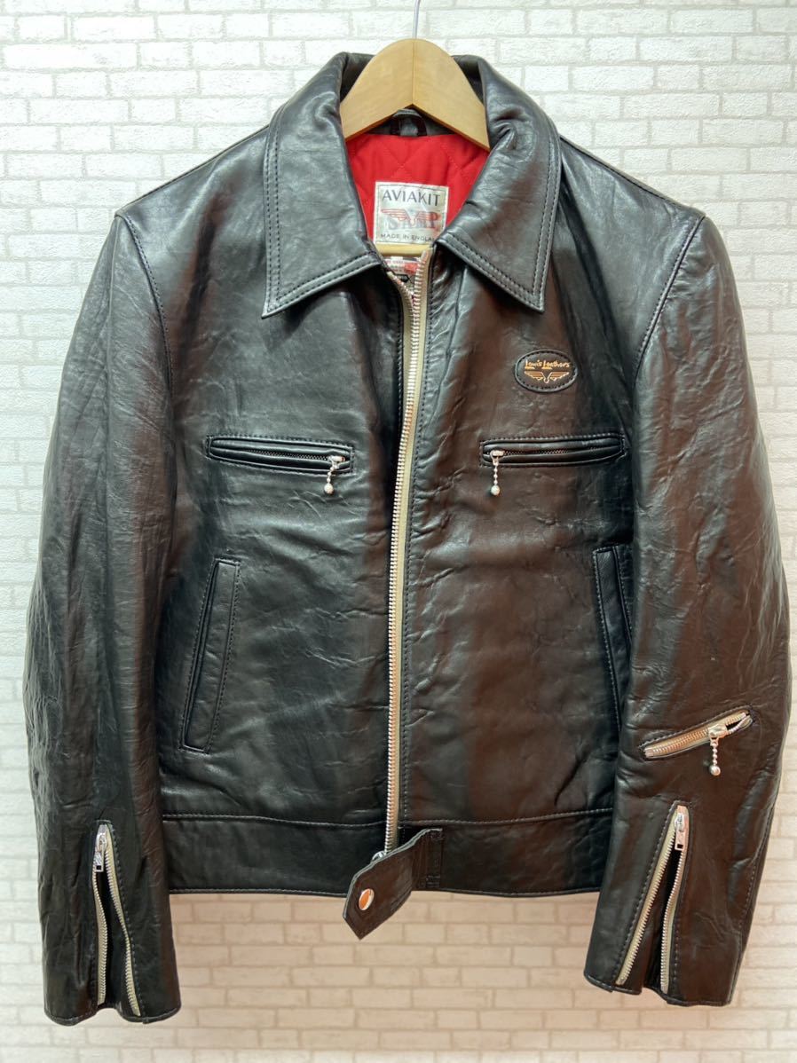 Lewis Leathers Dominator Sheep Skin Size 42 ルイスレザー ライダースジャケット Sample品 ...