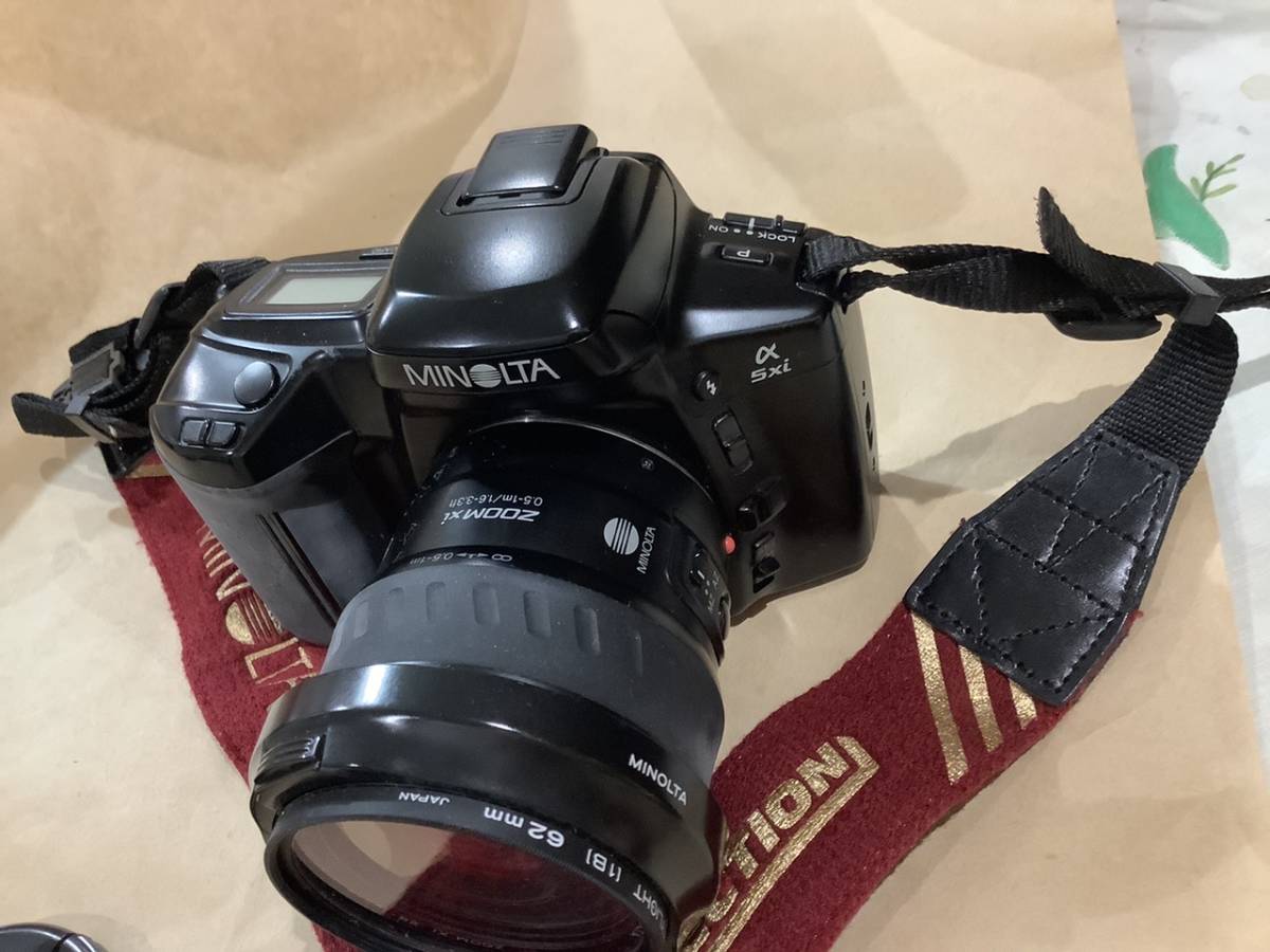 MINOLTA ミノルタ α5xi ズームレンズ ZOOM 2000xi 0.5-1m/1.6-3.3ft AF 28-105mm 付き(ミノルタ)｜売買されたオークション情報、yahooの ...