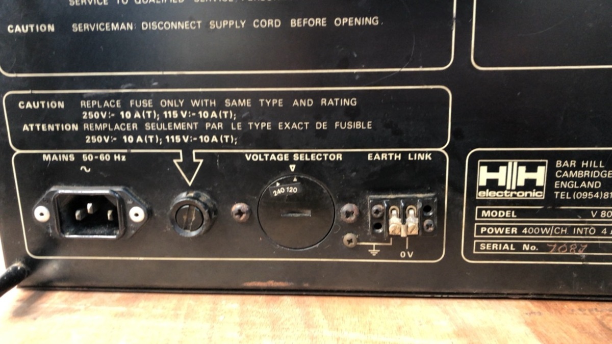 C121Y015 HH electronic V800 MOS FET パワーアンプ(一般)｜売買されたオークション情報、yahooの商品情報 ...