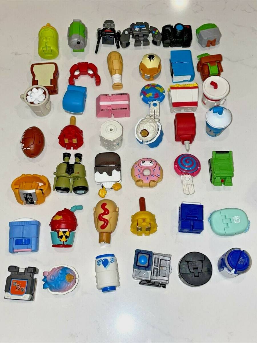 2019 Hasbro Transformers Botbots Series 1 Lot of 42 Botbots Food Gaming ...