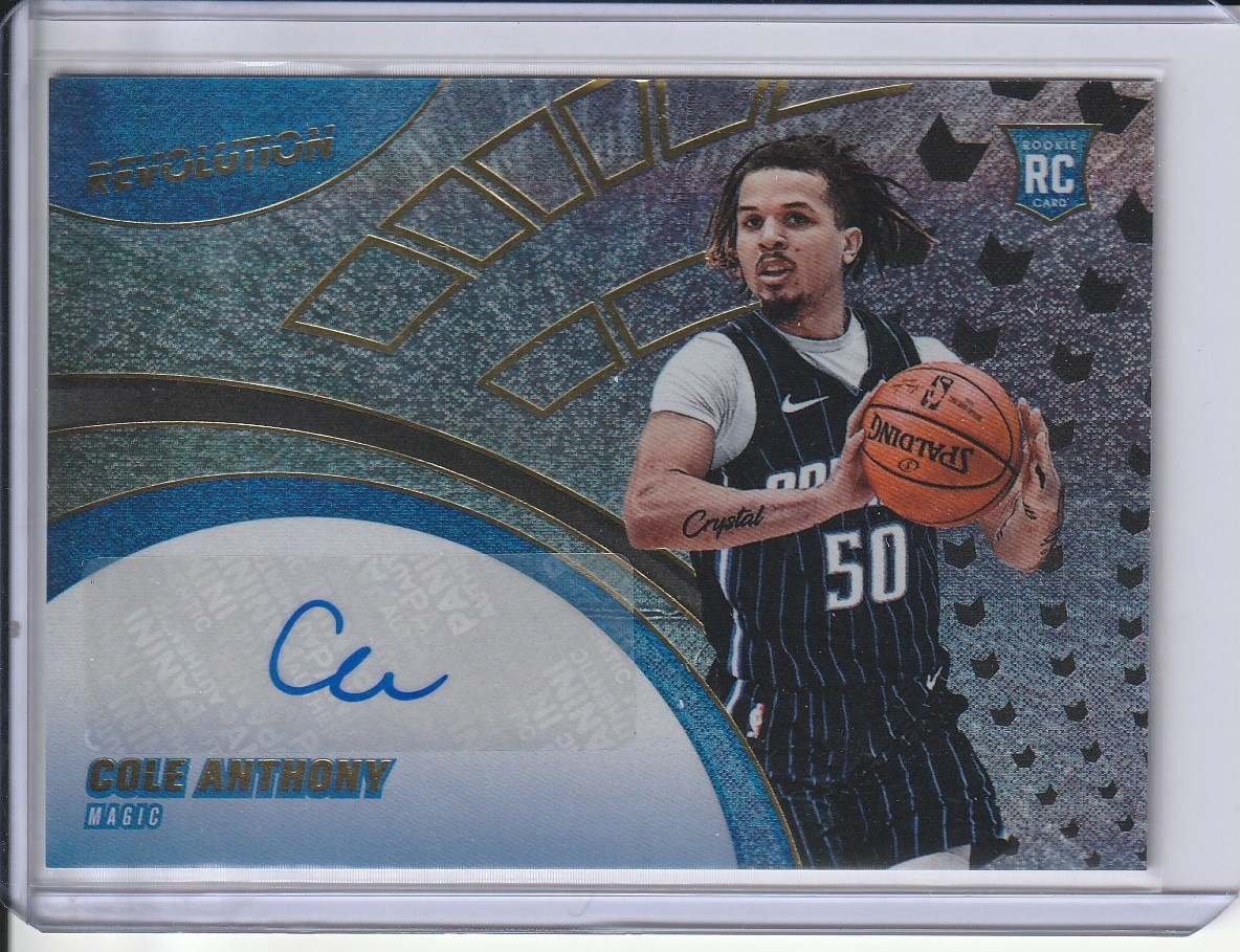 2020-21 PANINI REVOLUTION COLE ANTHONY RC 直筆サインカード ROOKIE 同梱可(バスケットボール ...
