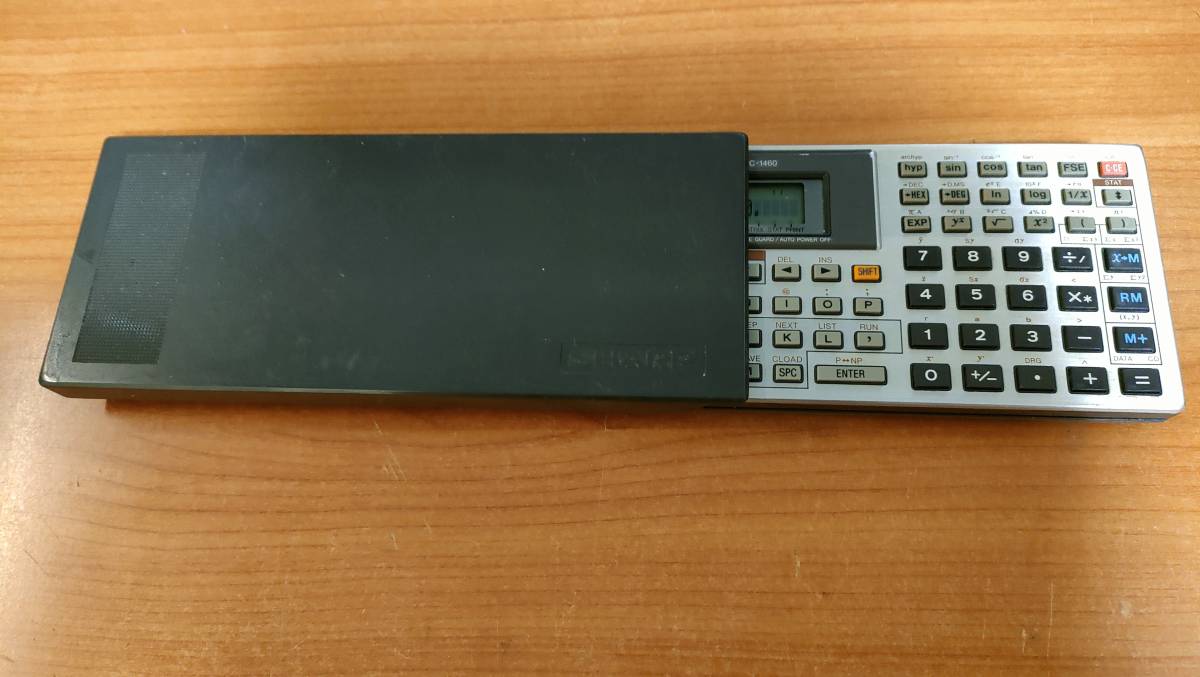 SHARP PC-1460 ポケットコンピュータ ポケコン RAM CARD 8 PORTABLE COMPUTER PC 電卓 関数電卓 レトロ電卓 シャープ(ポケットコンピュータ)｜売買さ ...
