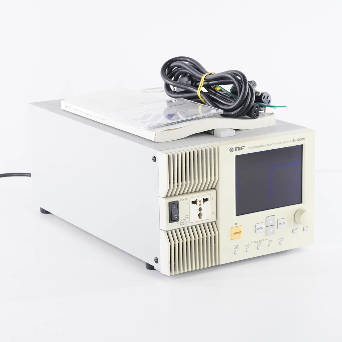 DW 8日保証 NF EC1000S PROGRAMMABLE AC/DC POWER SOURCE 電源コード ソフトウェア 取扱説明書 ...