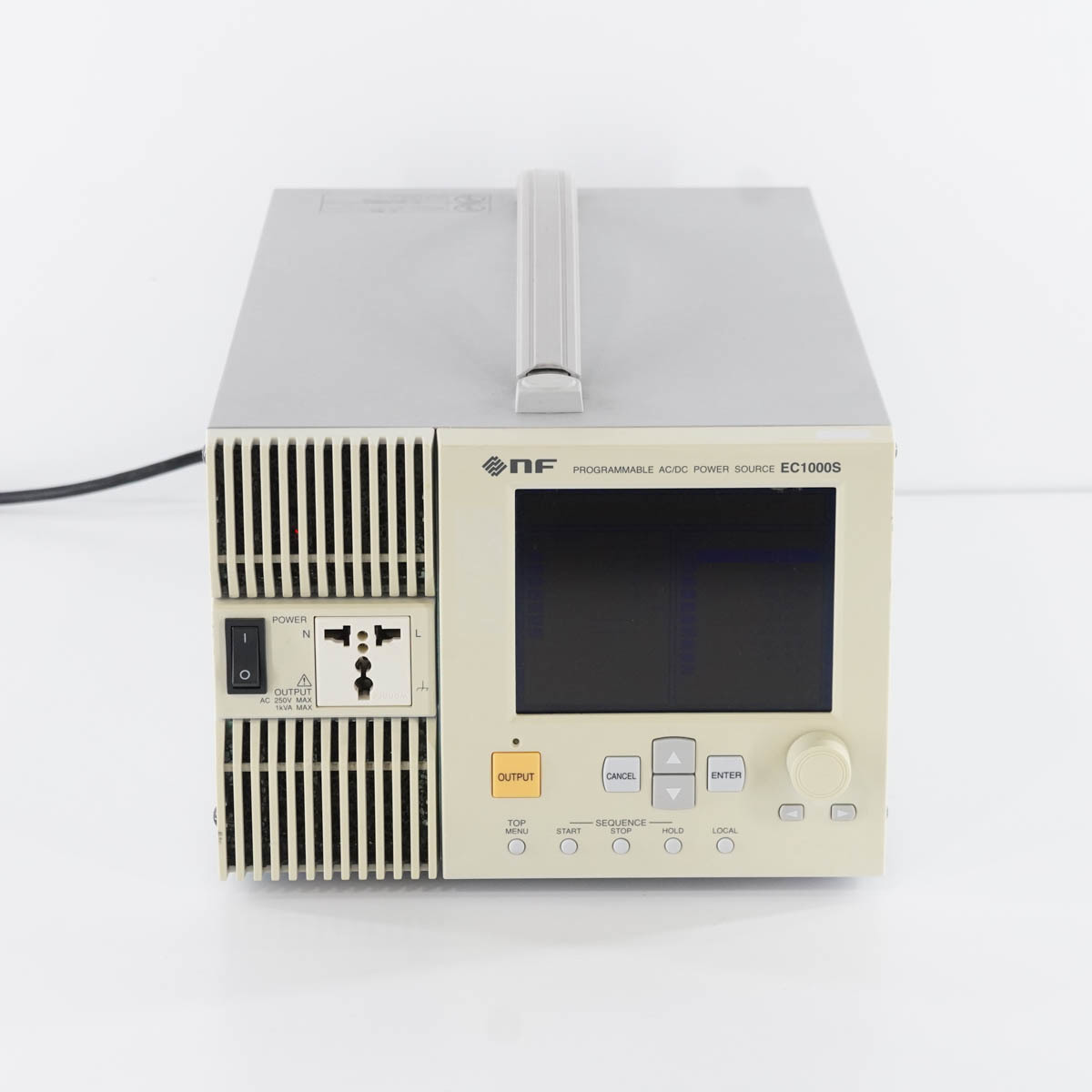 DW 8日保証 NF EC1000S PROGRAMMABLE AC/DC POWER SOURCE 電源コード ソフトウェア 取扱説明書 ...