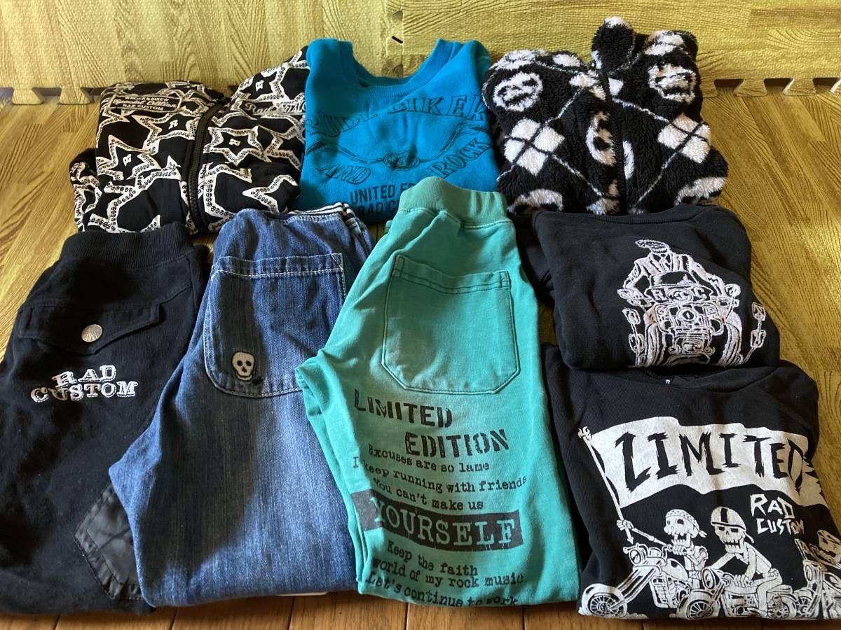 RAD CUSTOM まとめ売り アウター トレーナー 長ズボン 110 120 スカル 子供服 べべ(セット、まとめ売り)｜売買されたオークション情報、yahooの商品情報をアーカイブ公開 ...