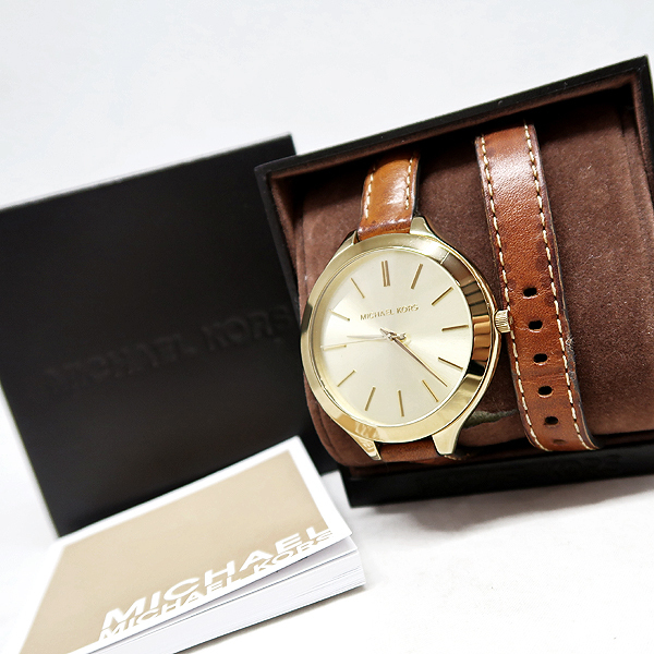 DKG MICHAEL KORS マイケルコース Ranway ランウェイ レディース ロングベルト 腕時計 MK2256 マイケル コース ...