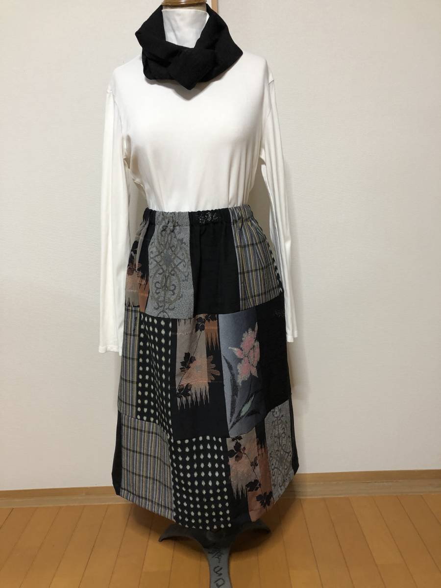 E9 着物 古布 リメイク 手作り スカート(アンティーク)｜売買されたオークション情報、yahooの商品情報をアーカイブ公開 - オークファン（aucfan.com）