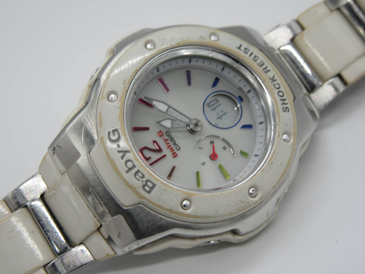 CASIO カシオ Baby-G G-MS MSG-3300 シルバー×ホワイト 腕時計 品 A3ー6A(その他)｜売買されたオークション情報 ...