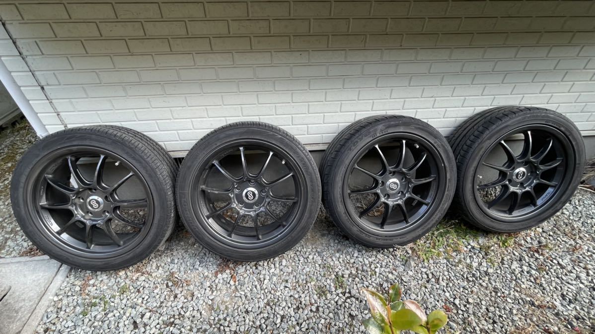 ENKEI RPF1 typeⅡ 17インチ 7J+48 5h 114.3 215/45R17 タイヤホイールセット エンケイ ZF1 ZF2 ...