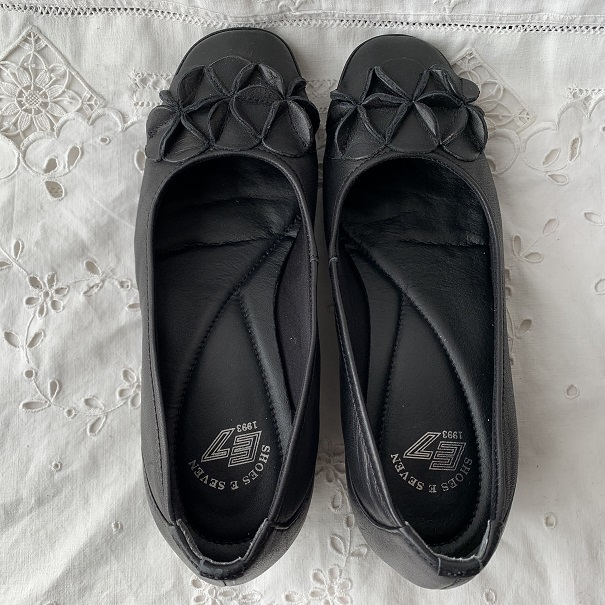 シューズE7 SHOES E SEVEN 本革 レザーパンプス やわらかシューズ 黒ブラック23，5cm(ブラック系)｜売買されたオークション ...