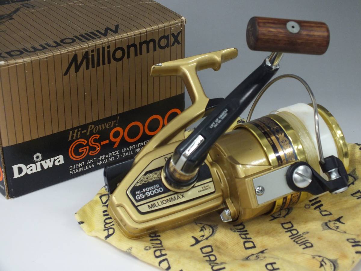 Z Daiwa ダイワ リール MILLIONMAX ミリオンマックス Hi-POWER GS-9000 品 現状渡し(ダイワ)｜売買されたオークション情報、yahooの商品情報をアーカイブ ...