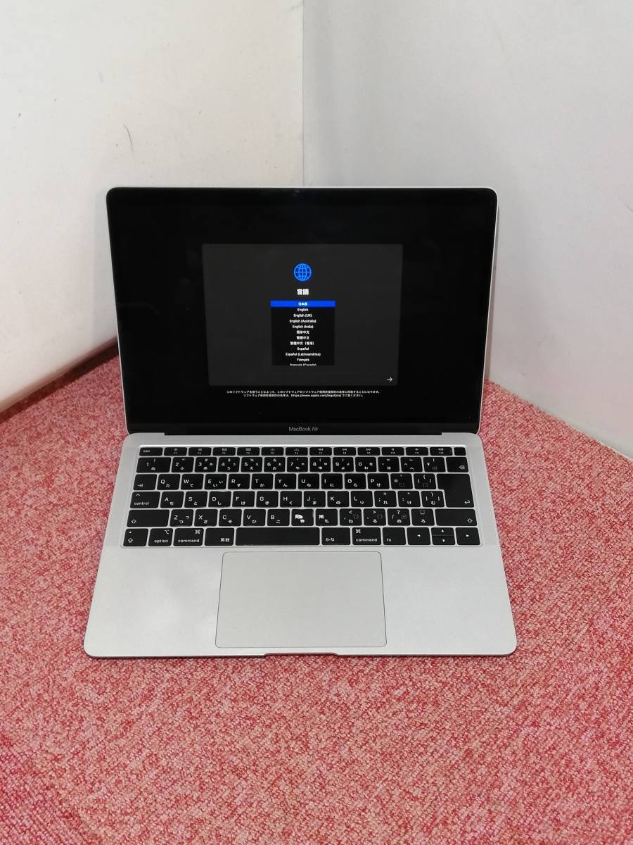 MacBook Air Retina 13.3インチ 2018 APPLE A1932 Core i5 1.6Ghz/8GB/SSD256GB ...