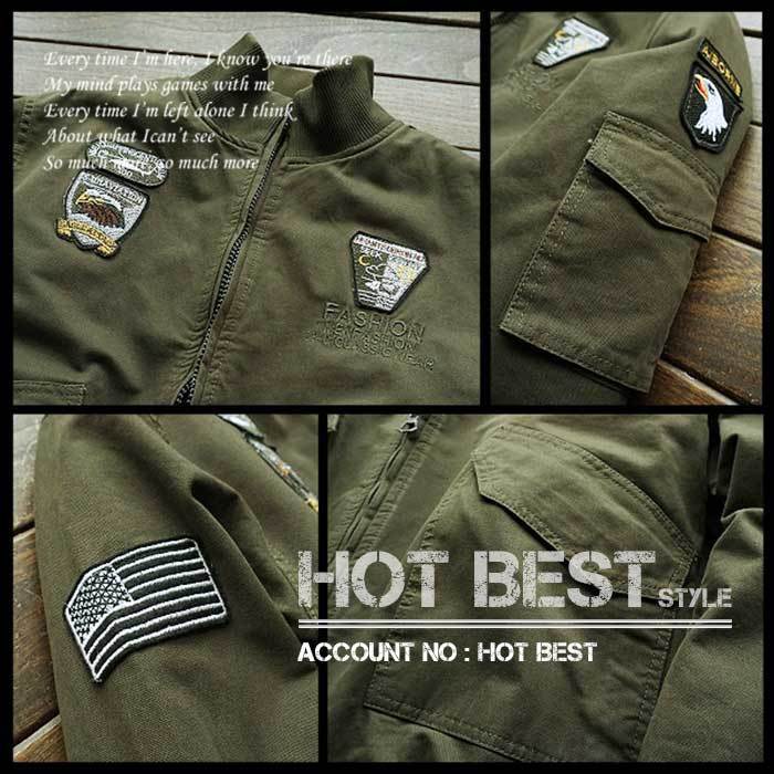 KALD 緑 メンズ 刺繍ワッペン ミリタリーMA-1 裏ボア ジャケット フライトブルゾン ジャンパー /3XL XL程度 /891(XLサイズ以上)｜売買されたオークション情報、yahoo ...