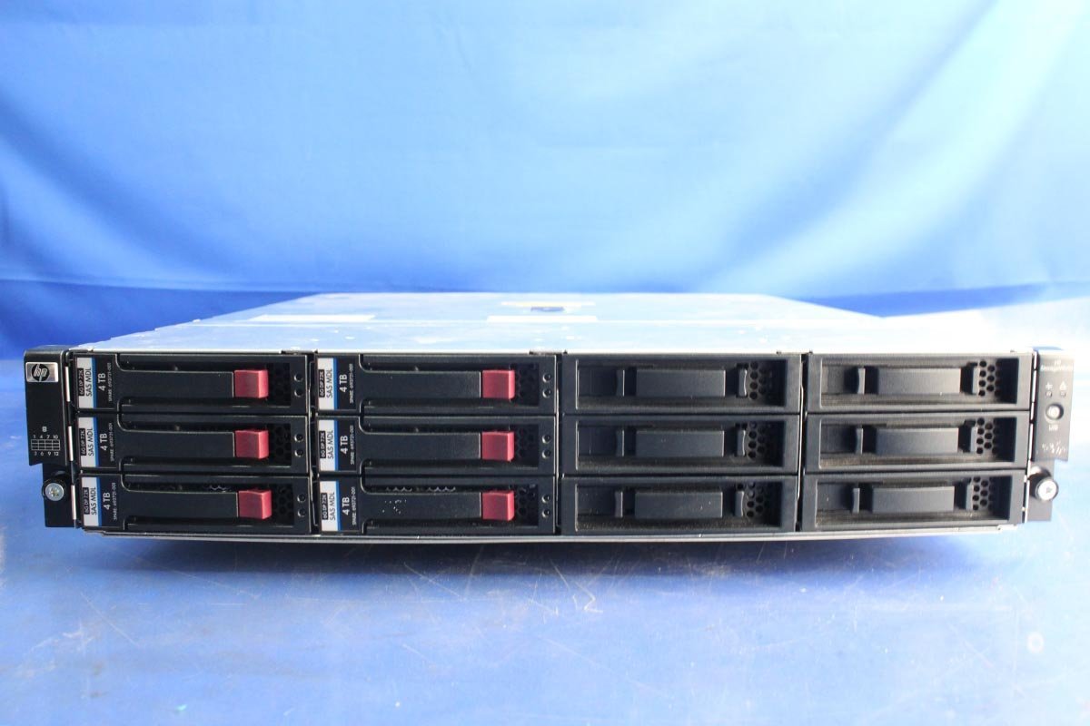HP StorageWorks D2600 Disk Enclosure AJ940A/HDD未搭載/エンクロージャ/3.5 SAS/サーバー ...