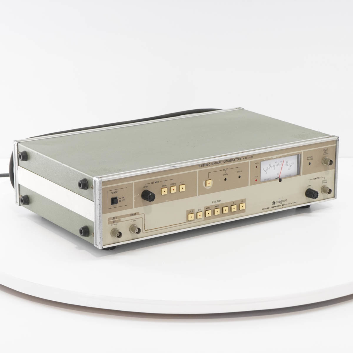 DW 8日保証 MEGURO MSG-2101 STEREO SIGNAL GENERATOR ステレオシグナルジェネレーター ST03677 ...