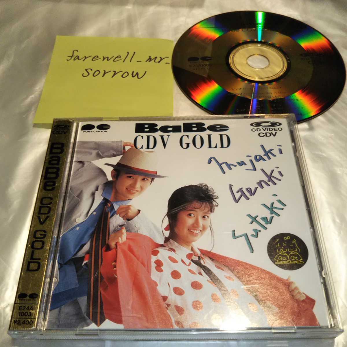 BaBe ベイブ CDV GOLD CD VIDEO 近藤智子 二階堂ゆかり 80年代ポップス(その他)｜売買されたオークション情報、yahooの商品情報をアーカイブ公開 - オークファン ...