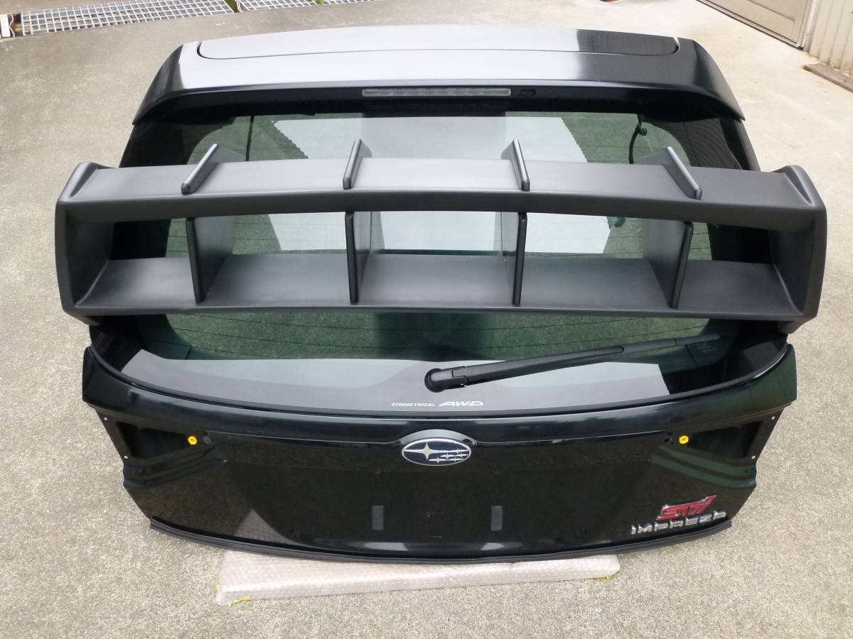 GRB WRX STI スプリッター ウイング 4枚刃 スバル インプレッサ GT リア スポイラー(エアロパーツ)｜売買されたオークション情報、yahooの商品情報をアーカイブ公開 ...