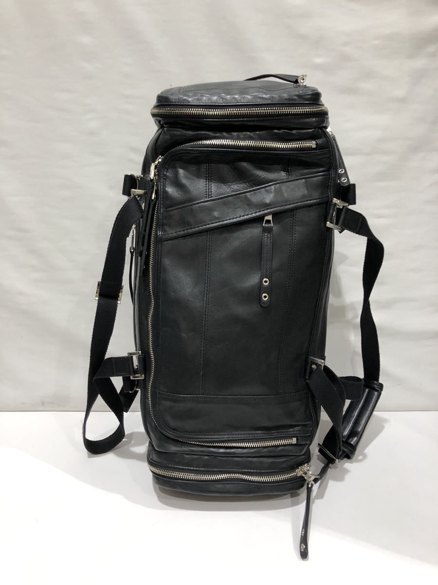 MSPC マスターピース リュック レザー ブラック 無地ボストンバック 2WAY 222103 ts202203(マスターピース)｜売買されたオークション情報、yahooの商品情報を ...