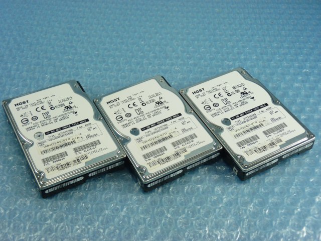 1GGY3 // 3個セット NEC N8150-301 300GB 2.5インチ SAS 10K 10000 rpm 6Gb HGST ...