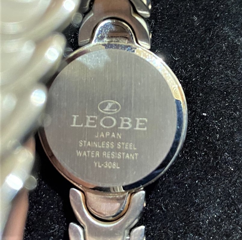 #8061 レディース時計 リオベ LEOBE 腕時計 CRYSTAL クリスタル YL-308L レディース おしゃれなブルー針 超レア(3針（時、分、秒）)｜売買されたオークション情報 ...