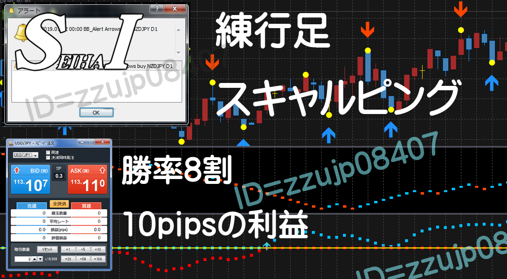 FX 聖杯 練行足 トレード手法 勝率8割も可能 平均数10pipsを刈取る スキャルピング テクニカル手法 MT4 シグナル サインツール(株式、先物、金利、ローン)｜売買されたオークション ...