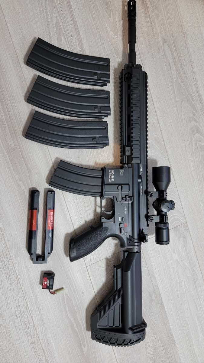 東京マルイ 次世代電動ガン HK416D(電動ガン)｜売買されたオークション情報、yahooの商品情報をアーカイブ公開 - オークファン（aucfan.com）